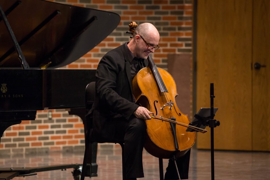HSU hosted Dallas Symphony Orchestra cellist Christopher Adkins ...